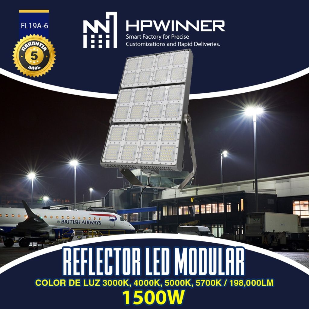 La Casa del LED REFLECTORES MODULARES FL19A-6 900W-1500W — La Casa del LED