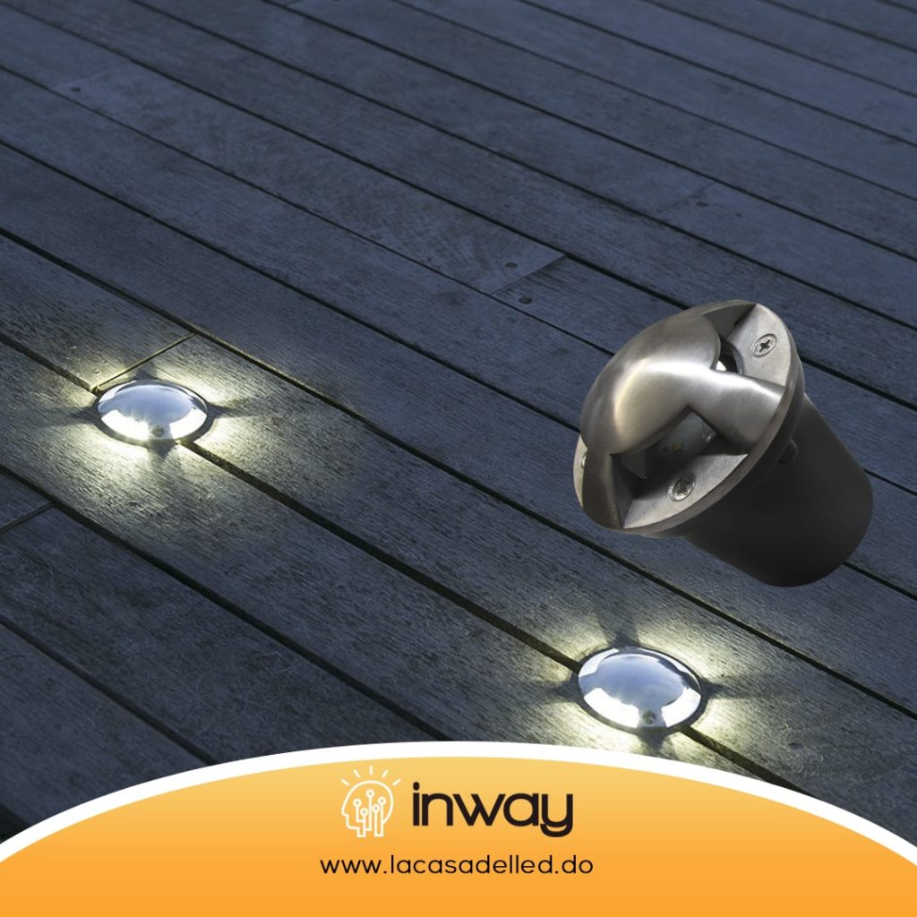 La Casa del LED LAMPARA LED EMPOTRABLE PARA PISO 1W/3W — La Casa del LED